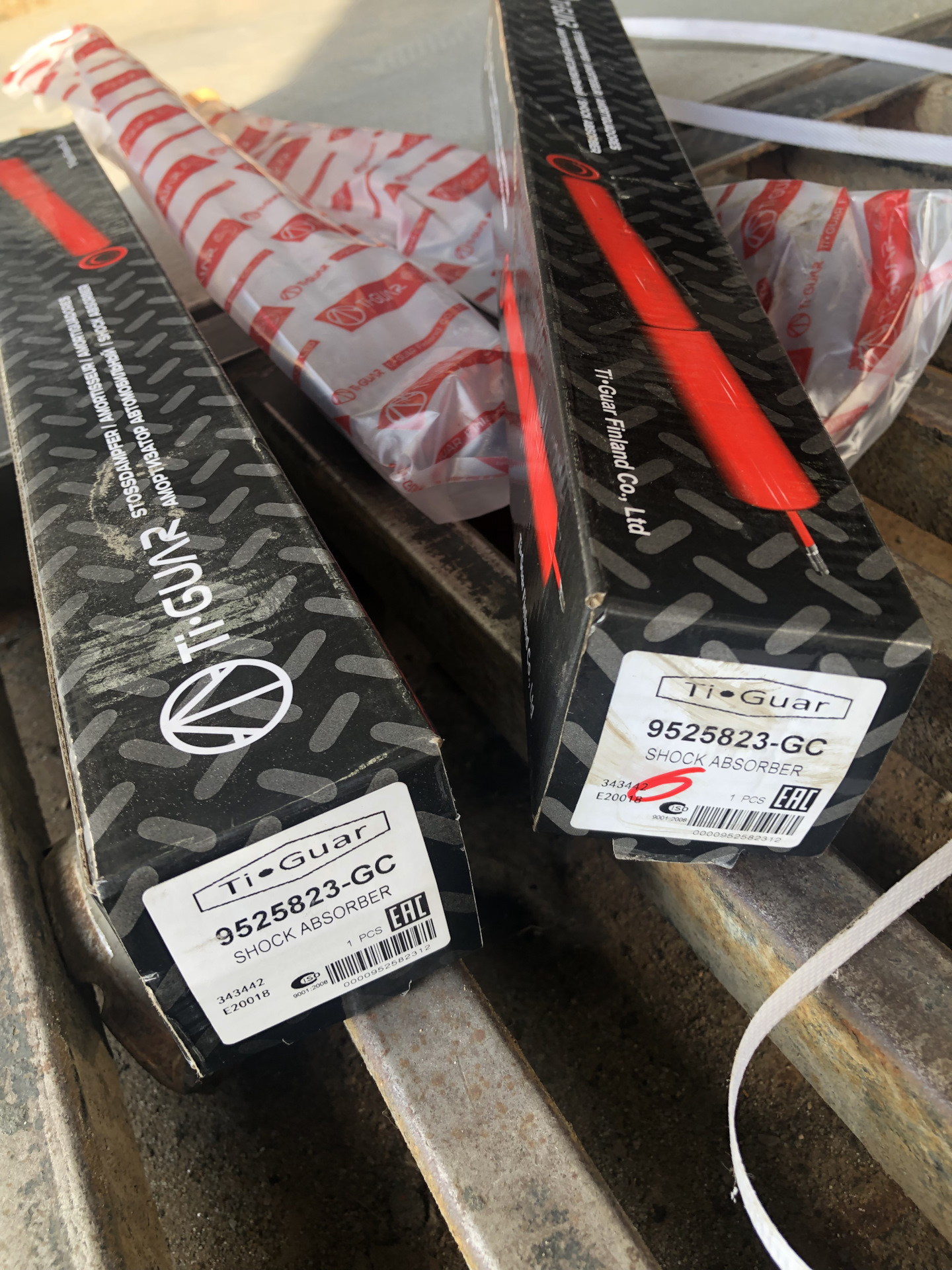 29. Задние амортизаторы Ti-Guar 9525823-GC — Toyota Aqua (1G), 1,5 л ...