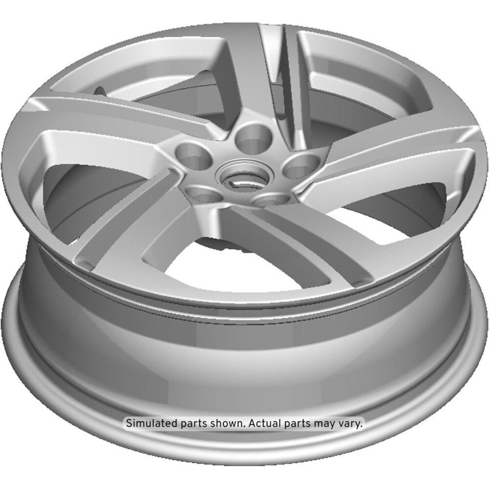 22968932 18x7-Inch Aluminum Wheel GM | Запчасти на DRIVE2