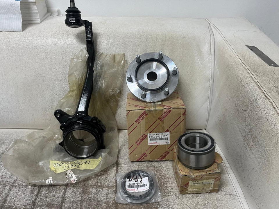 Ходовка ч.2 — поворотные кулаки и ступицы — Toyota Land Cruiser Prado ...