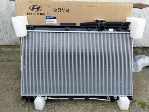 253102B100 Радиатор в сборе KIA HYUNDAI | Запчасти на DRIVE2