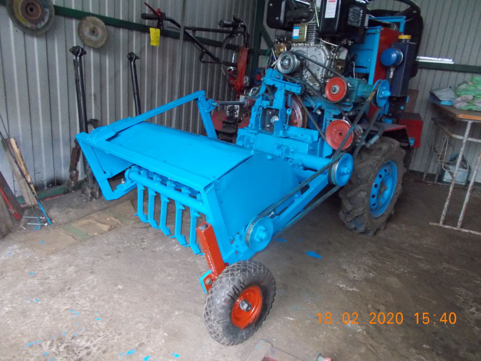 самодельный мульчер для моего минника, косим бурьян и огород ...