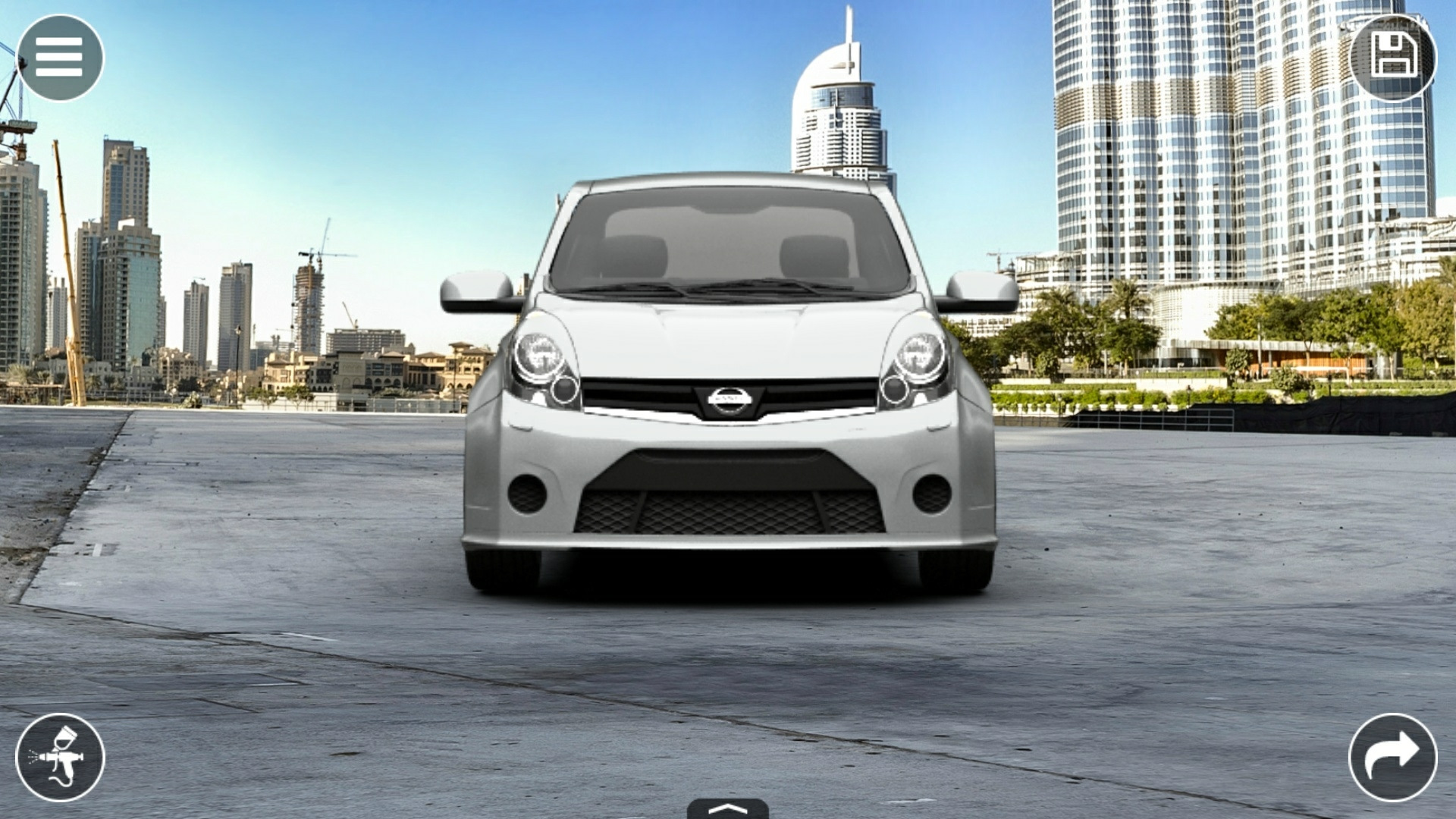 Побаловался в 3 D Tuning — Nissan Note (1G), 1,5 л, 2008 года | тюнинг | DRIVE2