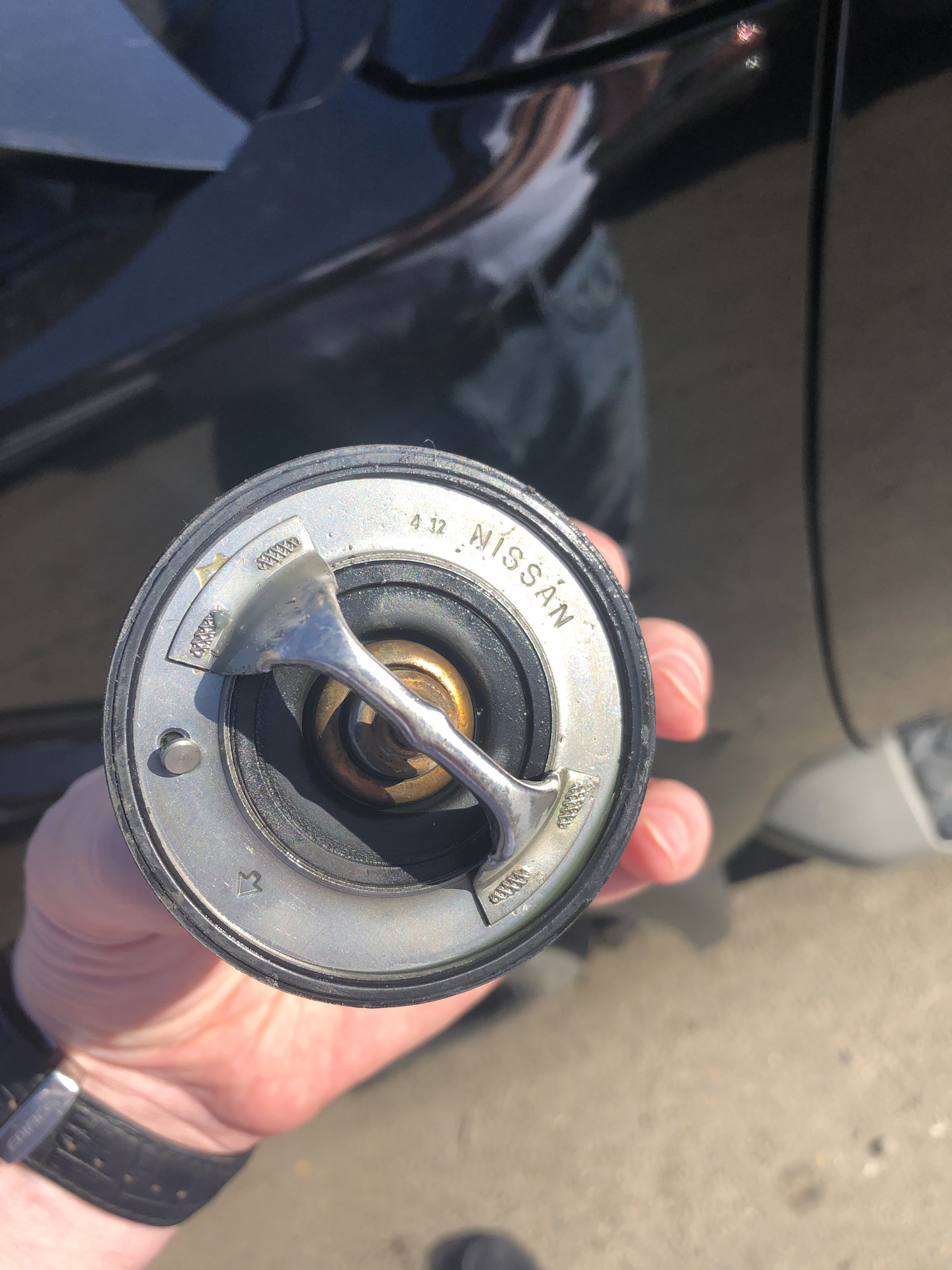 Термостат на 76 градусов от тойоты — Nissan Pathfinder (3G), 2,5 л ...