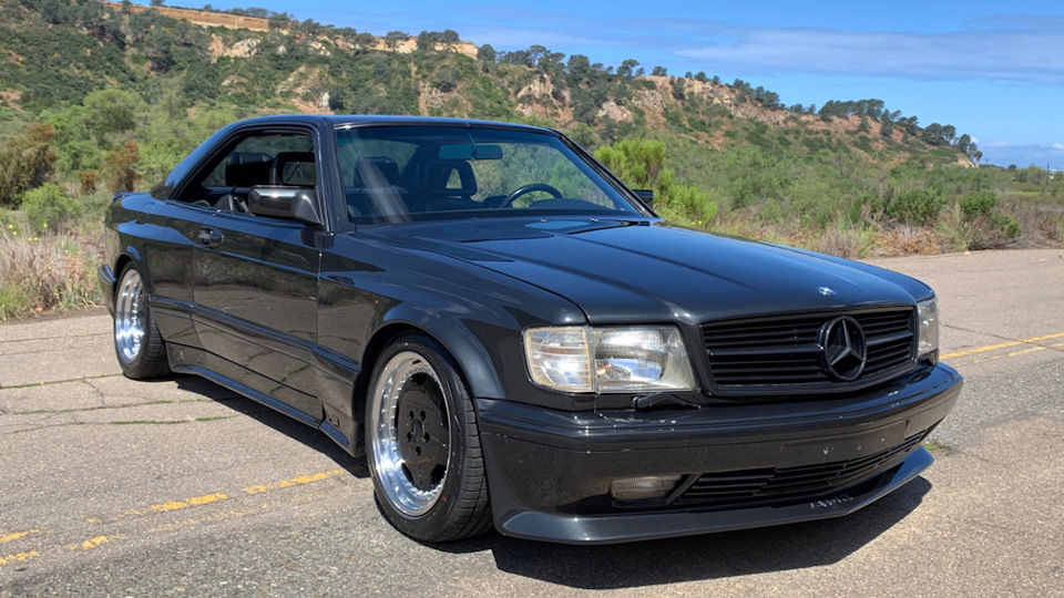 В Сети продаётся уникальный Mercedes-Benz 560SEC AMG Widebody. — DRIVE2