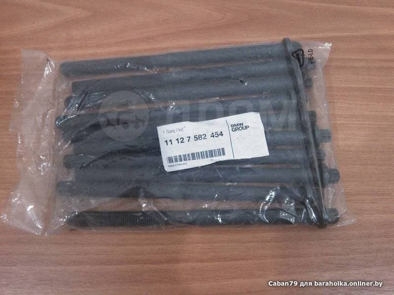 11127582454 Комплект болтов для головки блока цил. BMW | Запчасти на DRIVE2