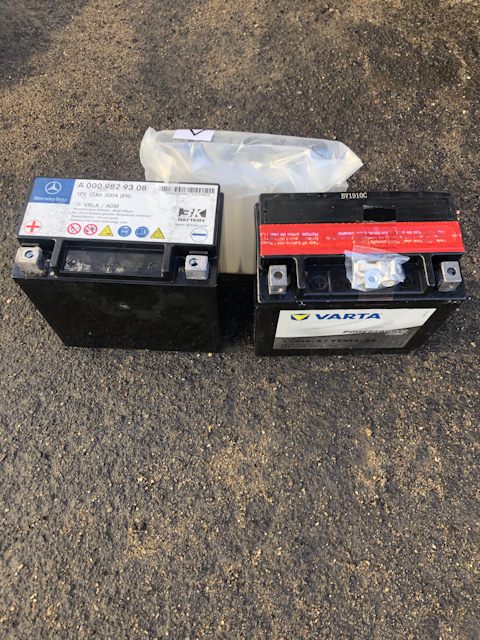 A0009829308 Аккумулятор дополнительный Mercedes | Запчасти на DRIVE2