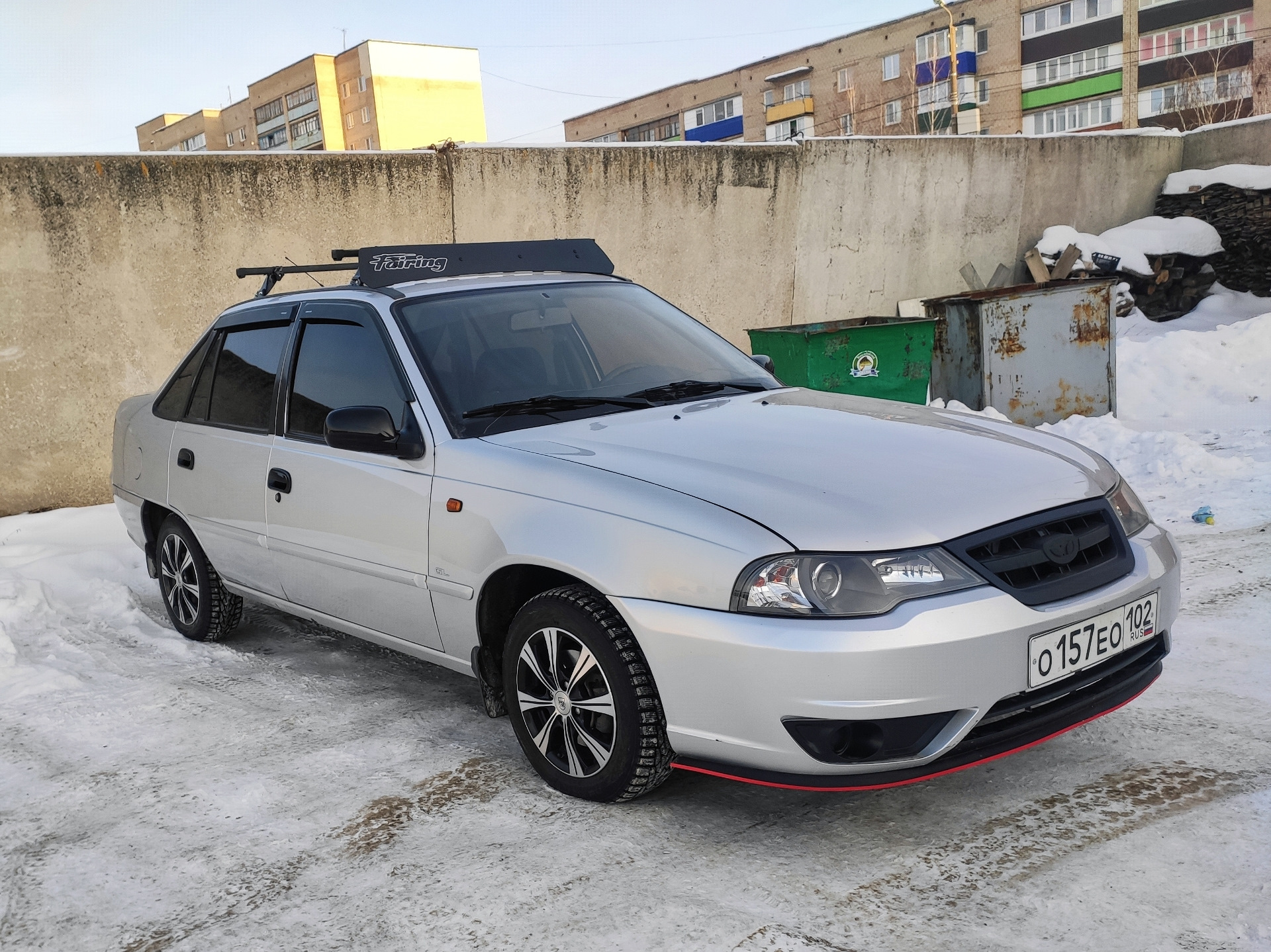 Стойки дверей в черный — Daewoo Nexia (N150), 1,5 л, 2013 года ...