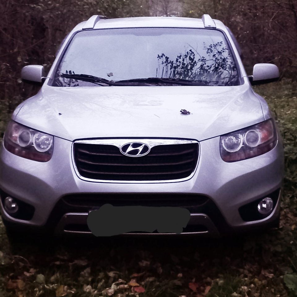 Передний бампер рестайлиг Санта фе 2 дизель 2.2 дорест. — Hyundai Santa ...
