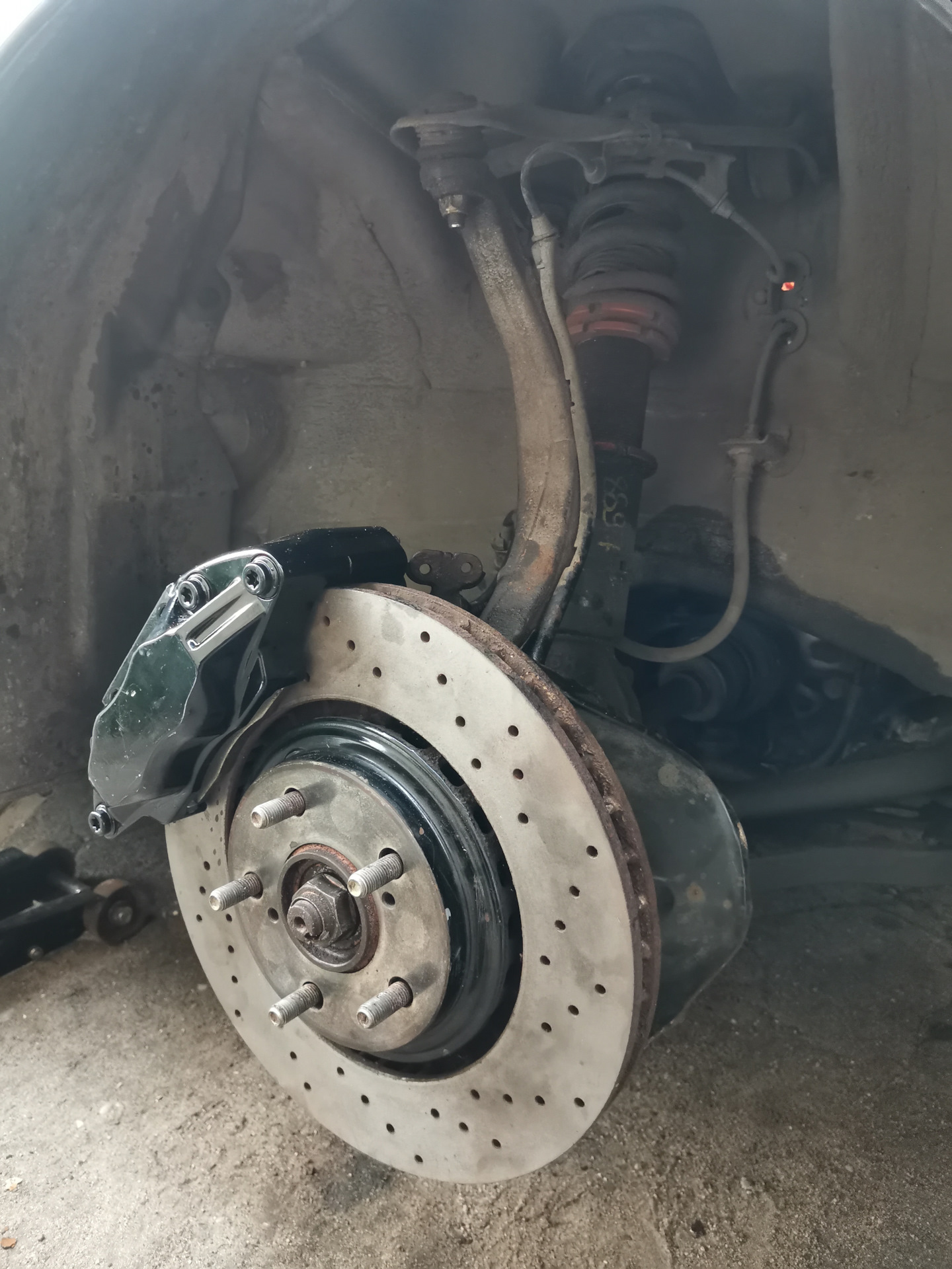 Передние тормоза от Acura rl Kb1 — Honda Legend (KA9), 3,5 л, 1996 года ...