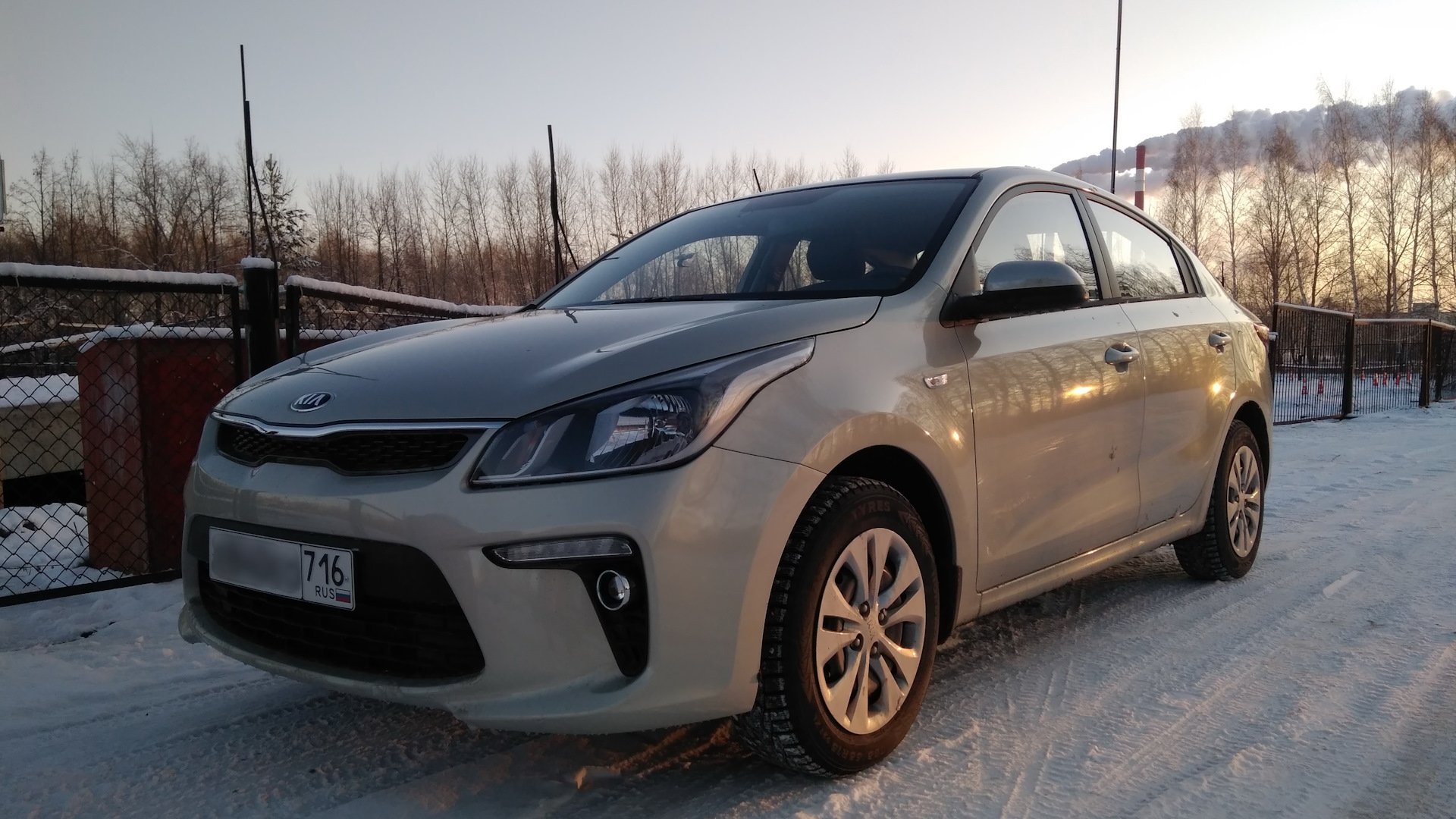 KIA Rio (4G) 1.6 бензиновый 2019 | Ice Wine на DRIVE2