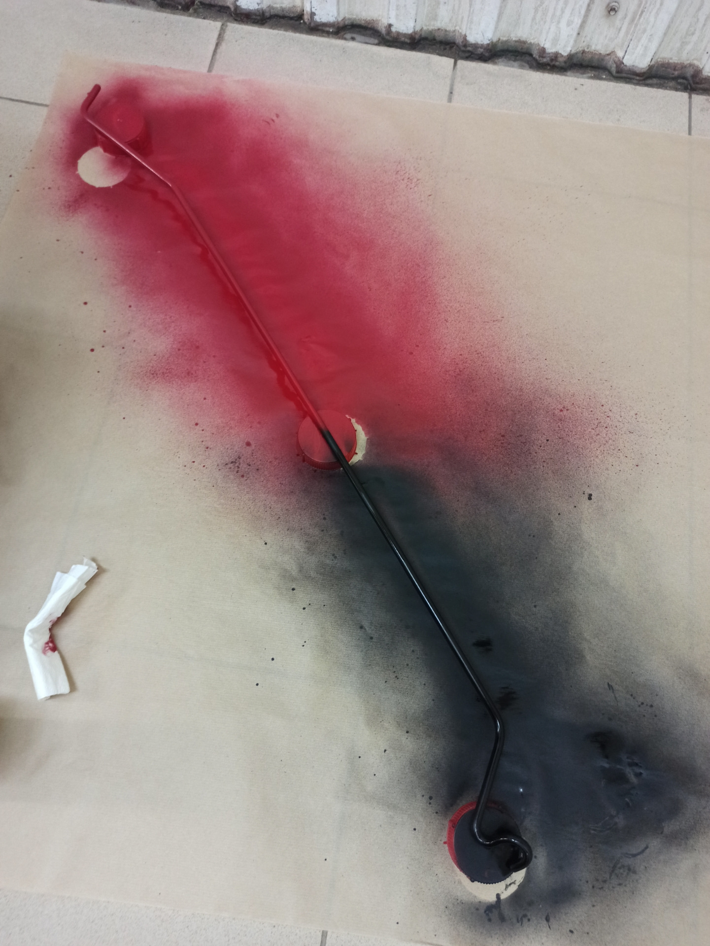 Держатель + кронштейн упора капота — Chevrolet Lanos, 1,5 л, 2006 года ...