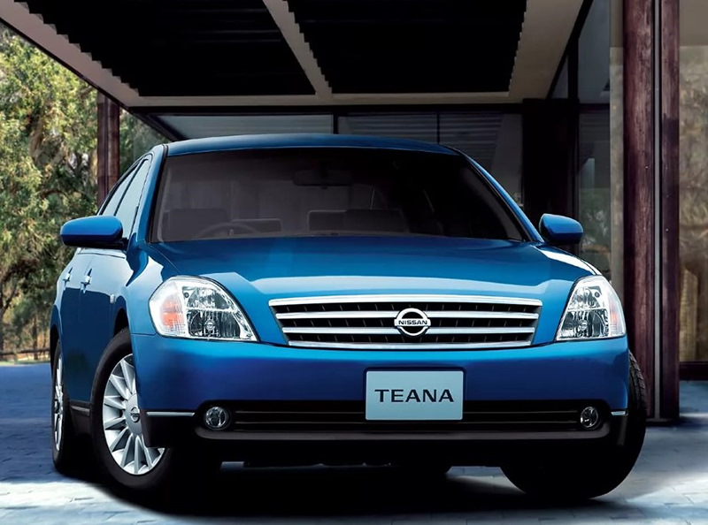 Все виды решетки радиатора Nissan Teana J31 — Nissan Teana (J31), 2,3 л ...