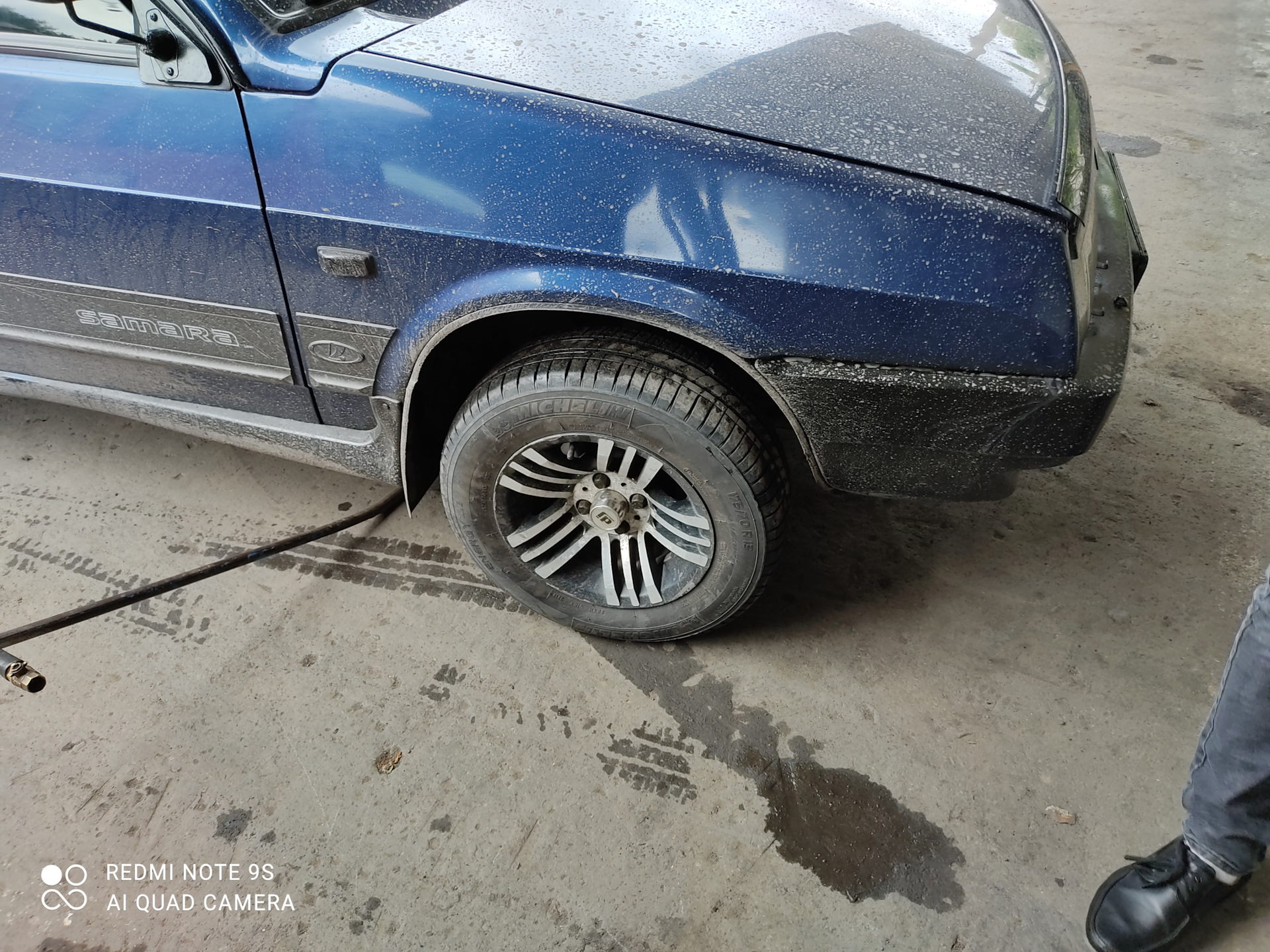 Литые диски "DJ Wheels 366". — Lada 21099, 1,5 л, 2005 года | колёсные ...