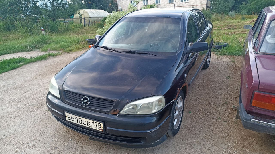 Opel Astra G 1.6 бензиновый 2003 | Черная ласточка z16xe на DRIVE2