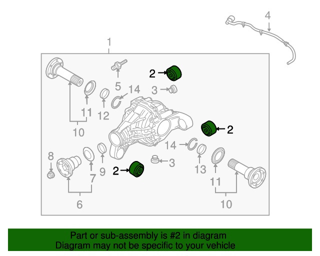 7L0525337A Сайлентблок VAG | Запчасти на DRIVE2