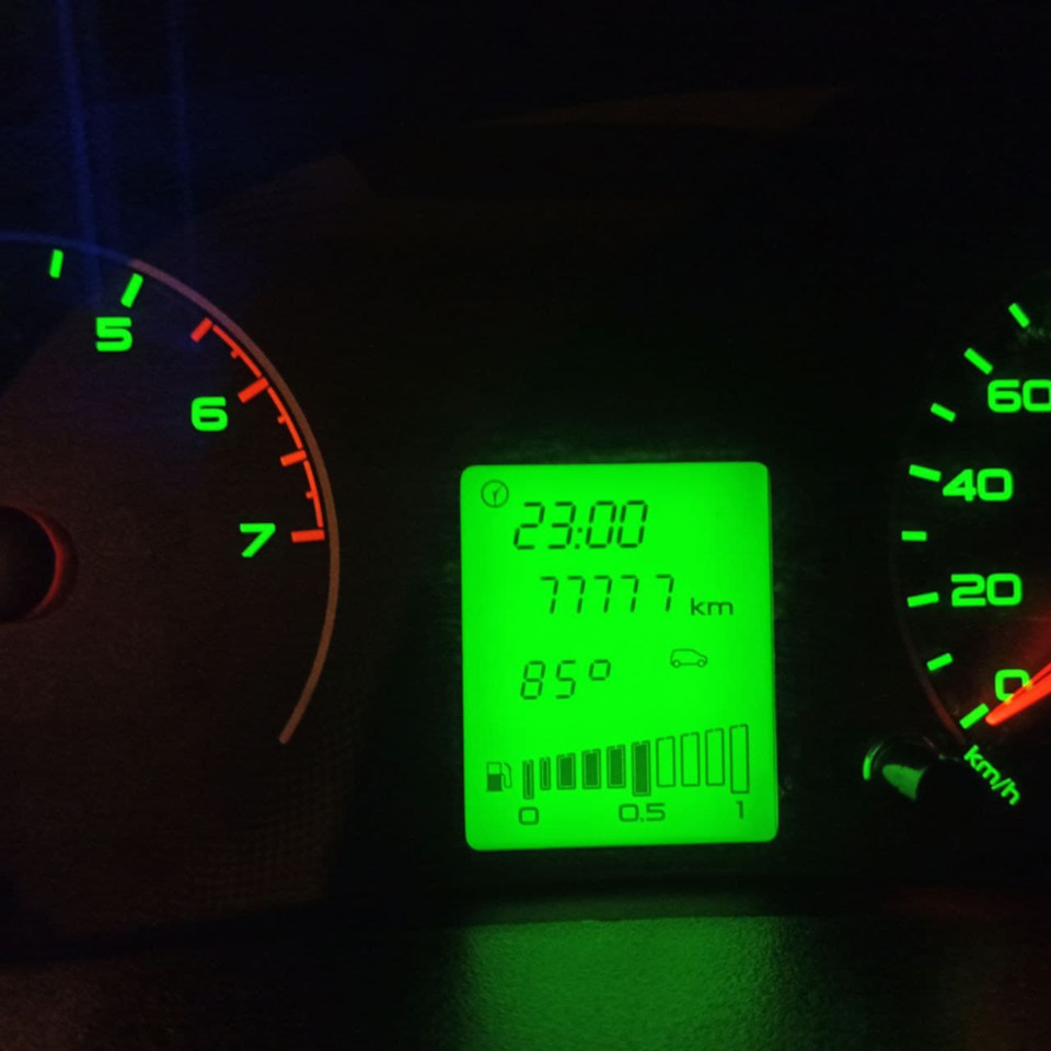 Красивая цифра 77 777 и что с машиной — Lada Гранта Лифтбек (1G), 1,6 л ...