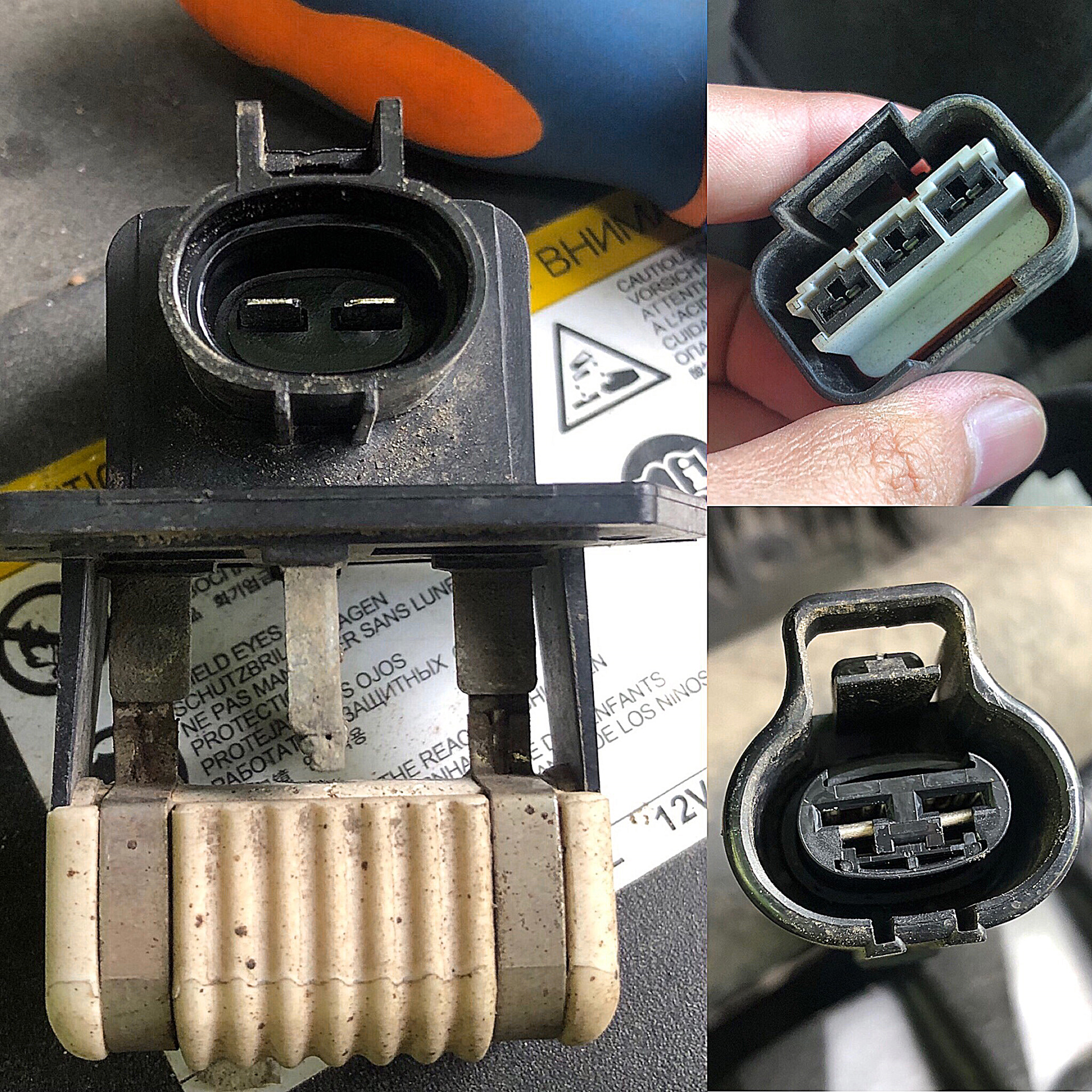 Замена Резистора вентилятора радиатора (25385-A6000-QQK) — KIA Ceed (1G ...