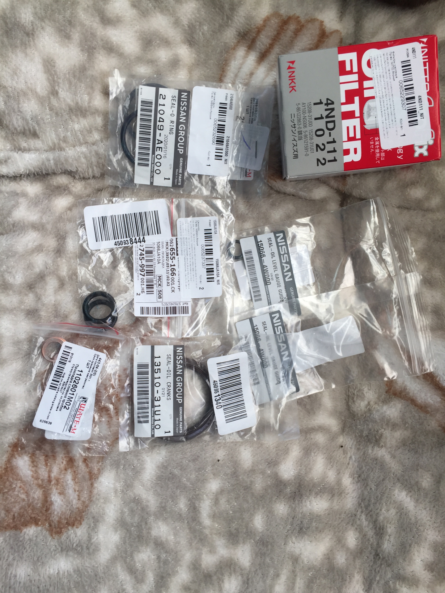 Прокладки маслоканалов+ГРМ часть 2 — Infiniti G35 Sedan (V36), 3,5 л ...