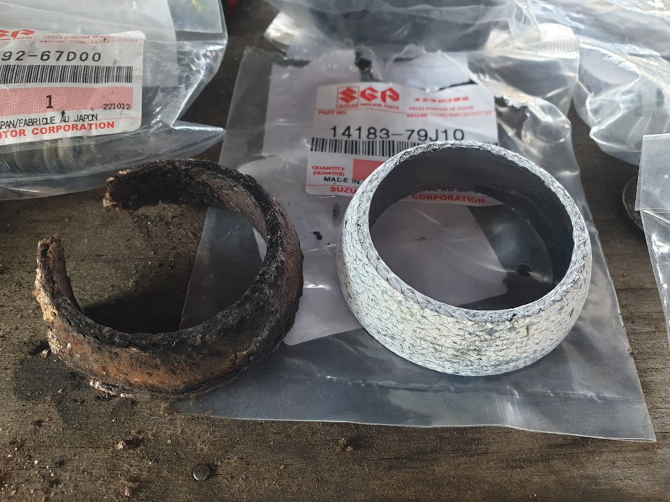 1418379J10 КОЛЬЦО УПЛОТНИТЕЛЬНОЕ \ RING, SEAL EXH PIPE SUZUKI ...