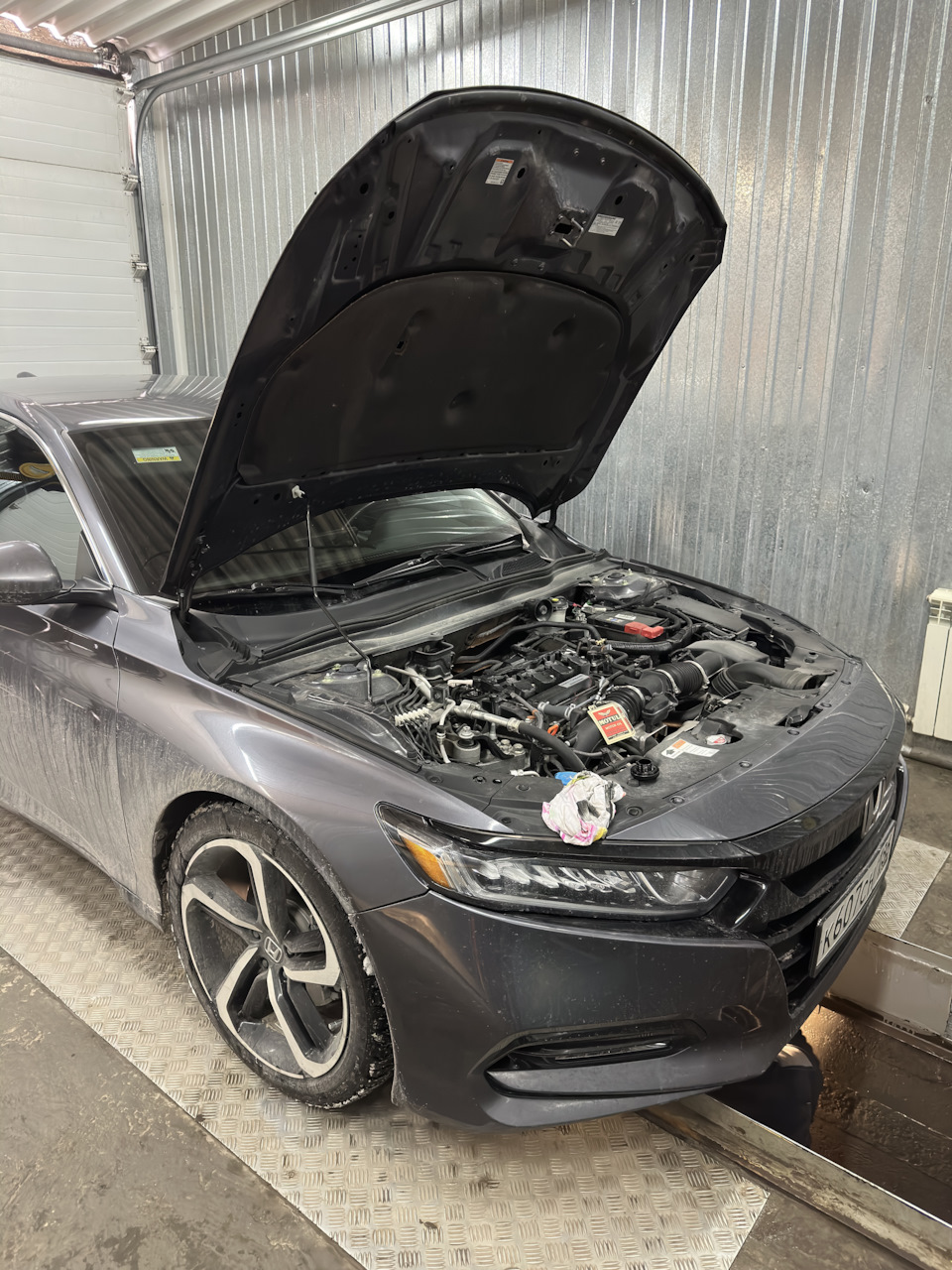 ТО с заменой масло в МКПП — Honda Accord (10G), 1,5 л, 2018 года ...