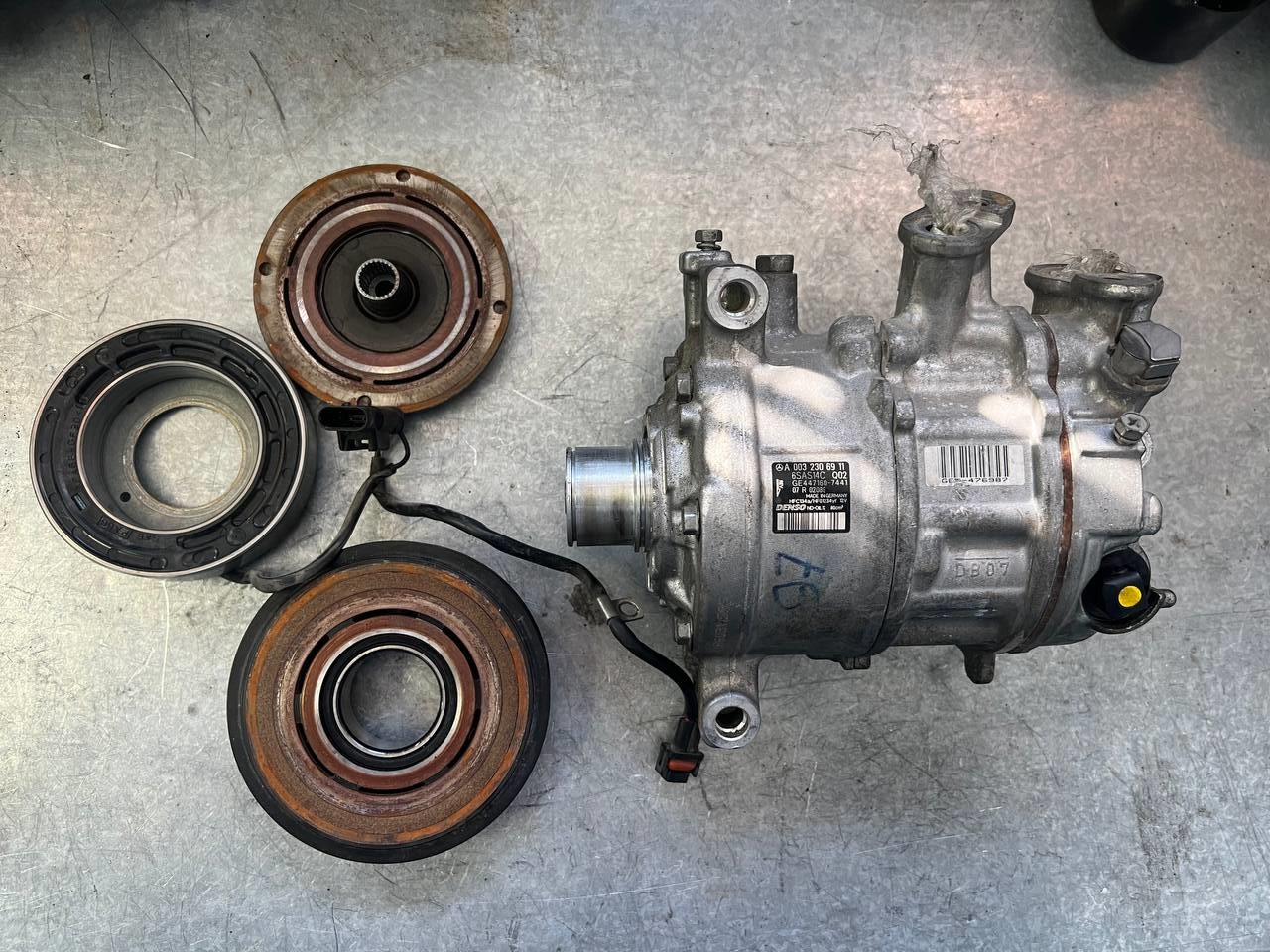 Муфта компрессора кондиционера A0032306911 — CMA2 на DRIVE2