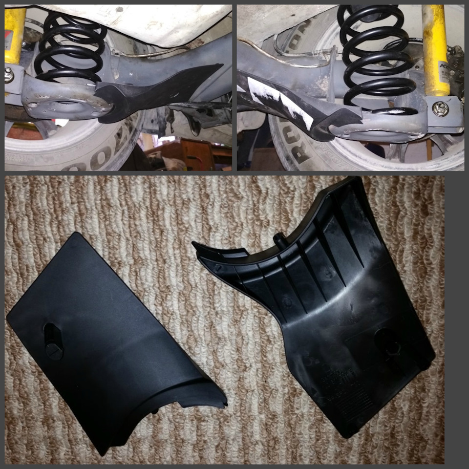 Защитные накладки задних стоек Audi A2 — Audi A2, 1,4 л, 2001 года ...