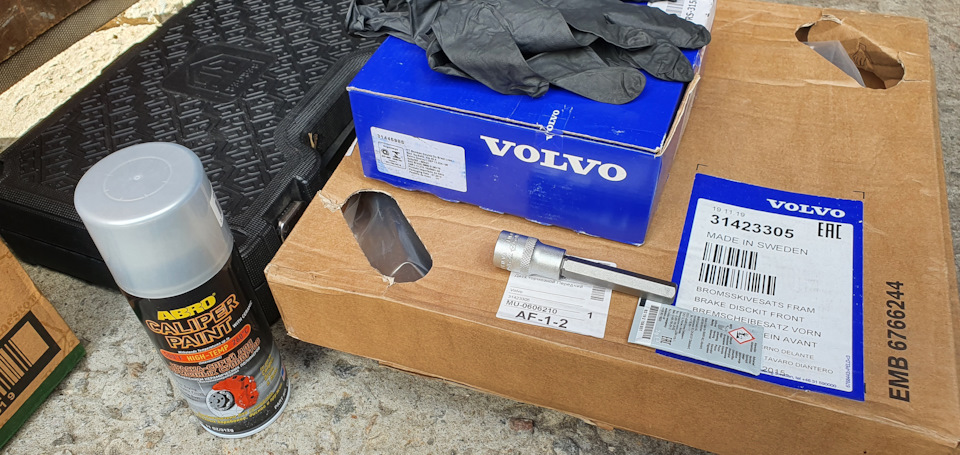 31423305 Тормозной диск высокоуглеродистый с покрытием PRO+. Передняя ...