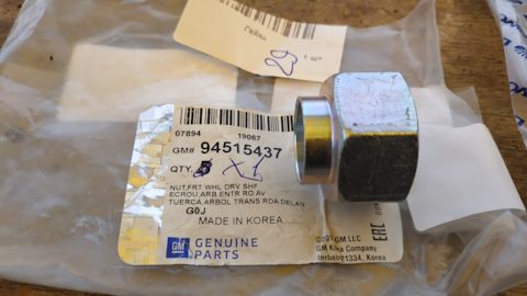 94515437 Гайка ступицы пер nexia/lanos/ lacetti/aveo GM | Запчасти на ...