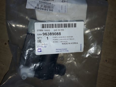 96389088 Мотор стеклоомывателя (хечбек, вагон) GM | Запчасти на DRIVE2