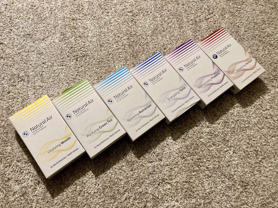 6 освежителей воздуха серии BMW Natural Air — BMW 1 series (F20), 2 л ...