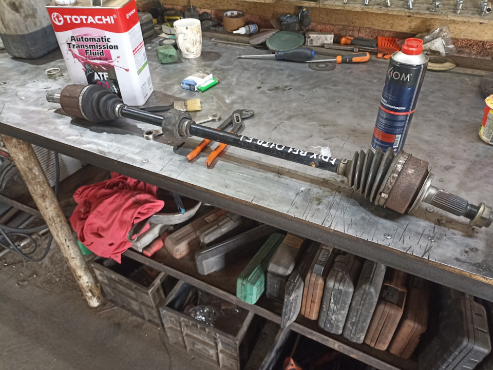 Замена привода — Honda Edix, 1,7 л, 2004 года | запчасти | DRIVE2