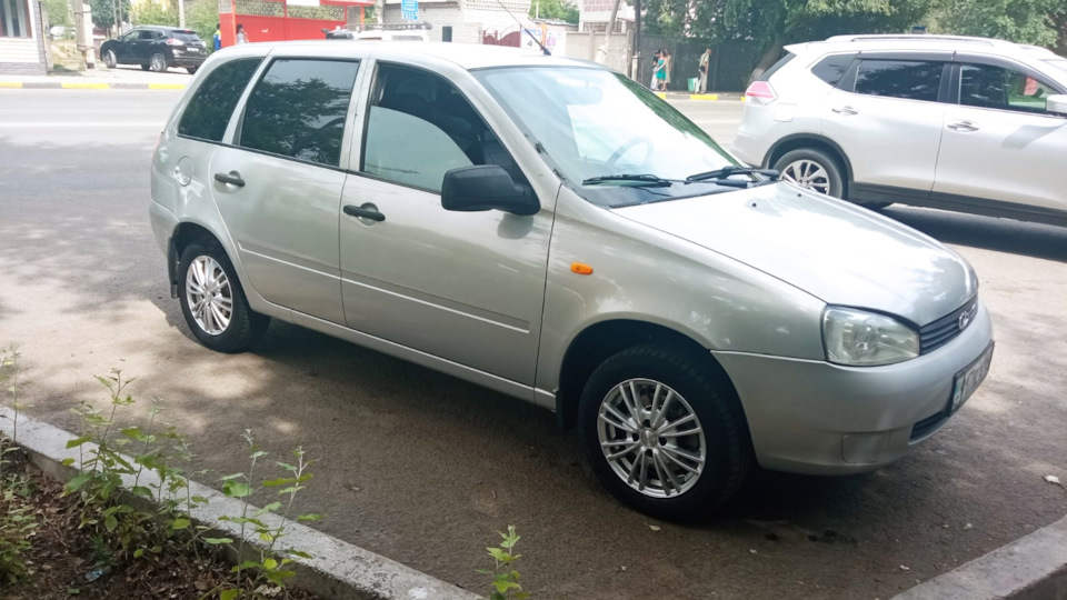 Скад Пантера 5.5x14/4x98 — Lada Калина Универсал (1G), 1,6 л, 2012 года ...