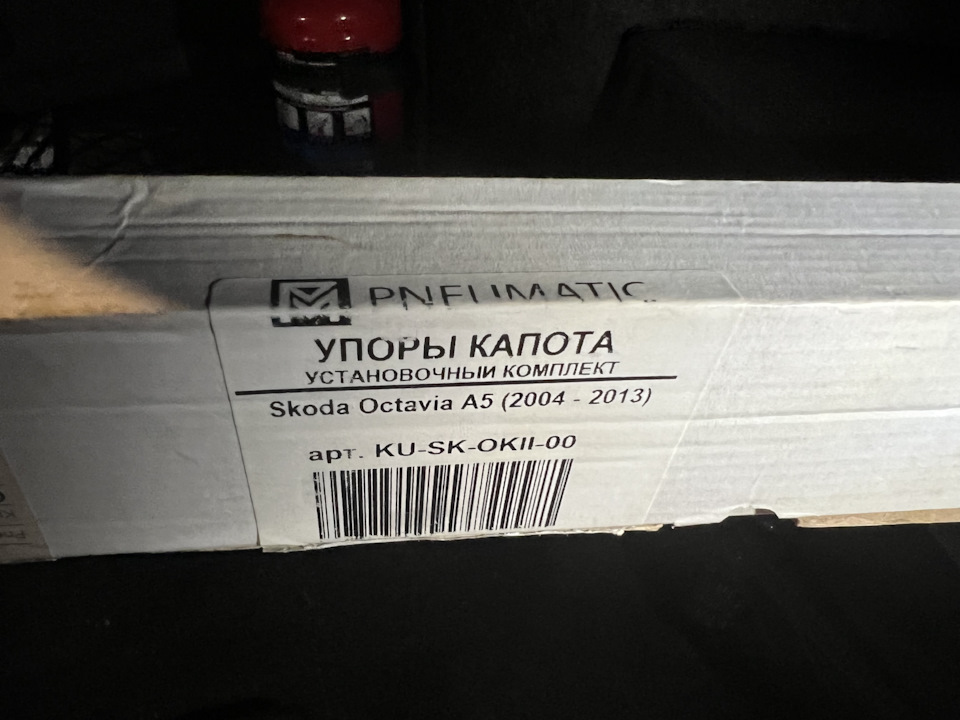 Упор капота, утеплитель + мойка — Skoda Octavia A5 Mk2, 1,8 л, 2013 ...