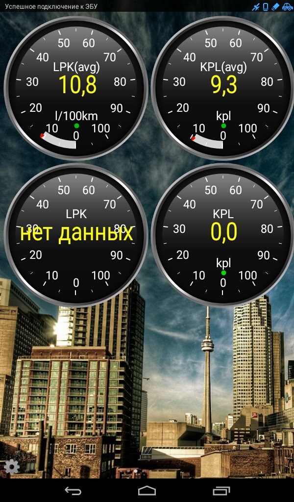 Показания расхода в torque — Renault Logan (1G), 1,4 л, 2006 года ...