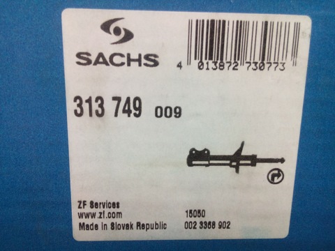 313749 Амортизатор (справа) для FORD, VOLVO SACHS | Запчасти на DRIVE2