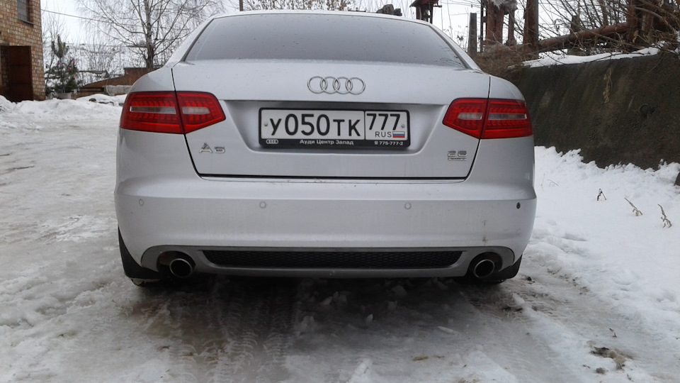 S-line диффузор или дело случая Заключительная часть — Audi A6 (C6), 2,8 л, 2010 года | стайлинг ...