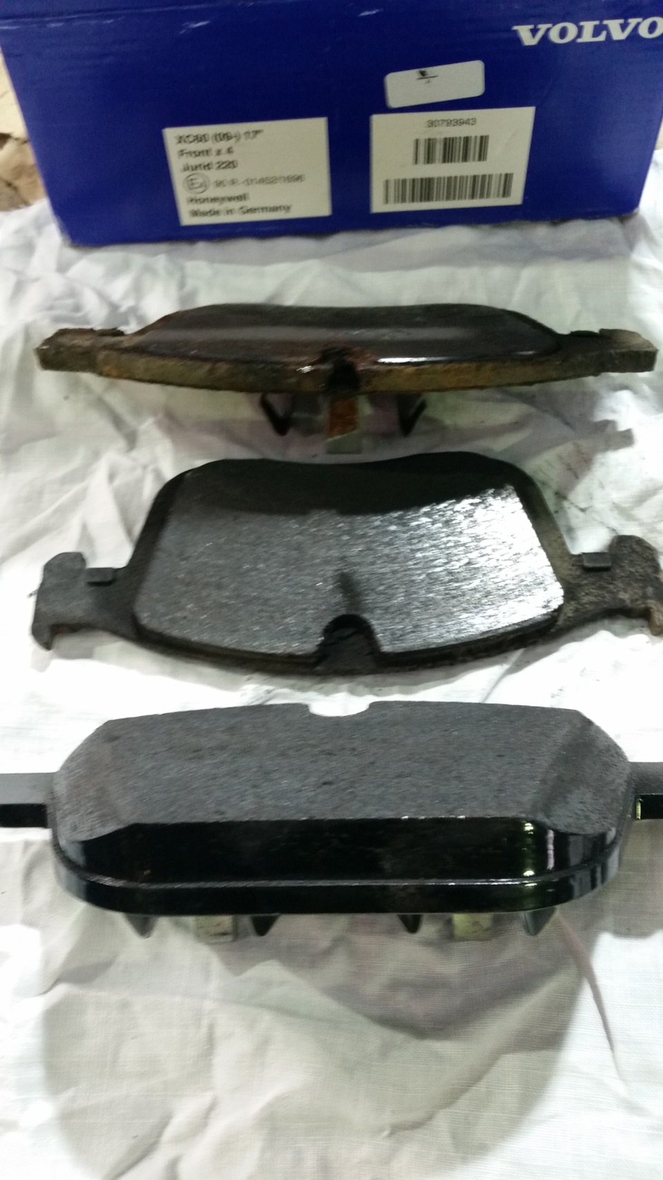 30793943 Колодки тормозные дисковые комплект Volvo | Запчасти на DRIVE2