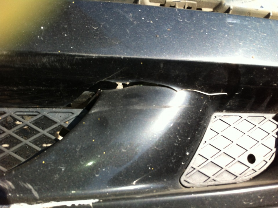 Ремонт бампера — Mercedes-Benz E-Class (W210), 5,5 л, 2000 года ...