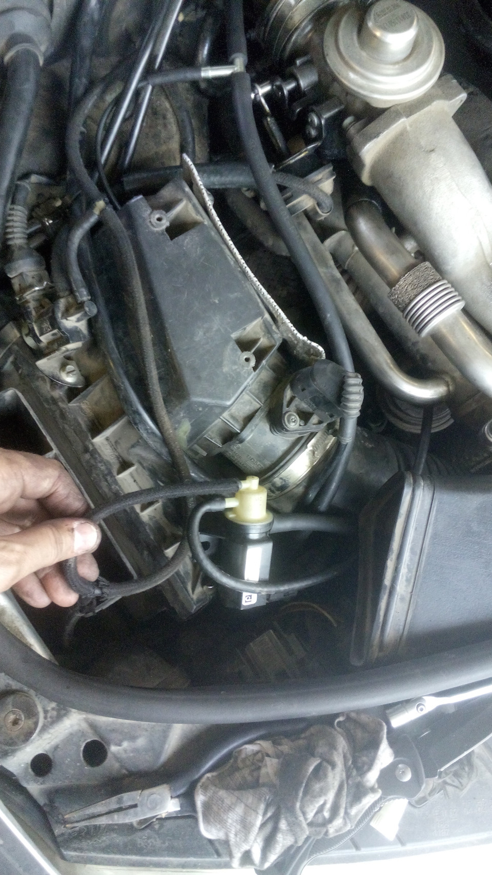 Вакуумная система турбо N75 и ОГ N18 — Volkswagen Passat Variant (B5 ...