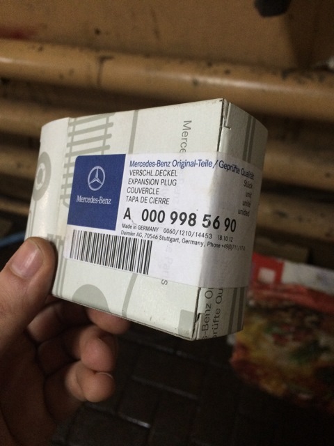 A0009985690 Заглушка Mercedes | Запчасти на DRIVE2