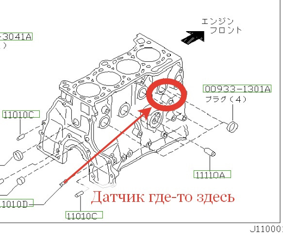 Подтекает масло. С датчика давления? — Nissan AD (Y11), 1,3 л, 2002 ...
