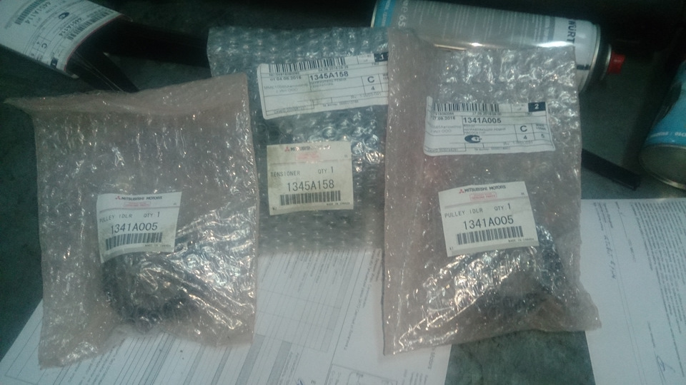 Бесплатная замена ремня и роликов!)) — Mitsubishi Lancer X, 2,4 л, 2008 ...