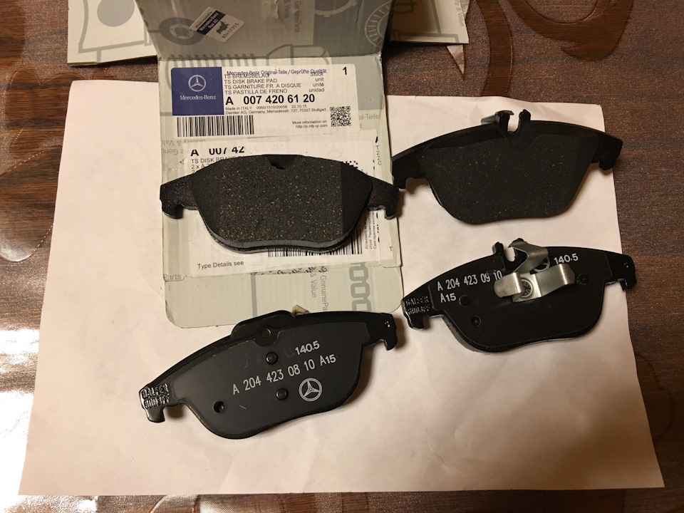 Задние колодки — Mercedes-Benz GLK-Class (X204), 3,5 л, 2013 года ...