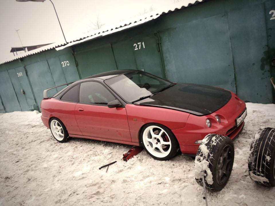 Примерка новых колес — Acura Integra (DC2/DC4/DB7/DB8), 2 л, 1995 года | колёсные диски | DRIVE2