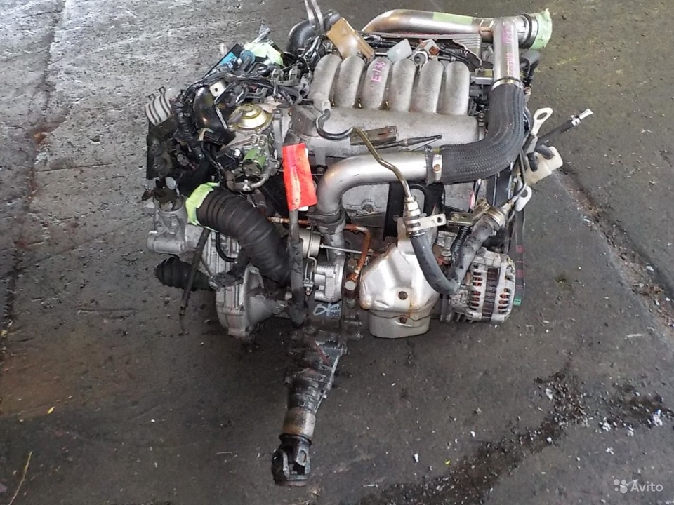 Двс + кпп mitsubishi 6A13 AT 4WD коса+ комп 2 turb — DRIVE2