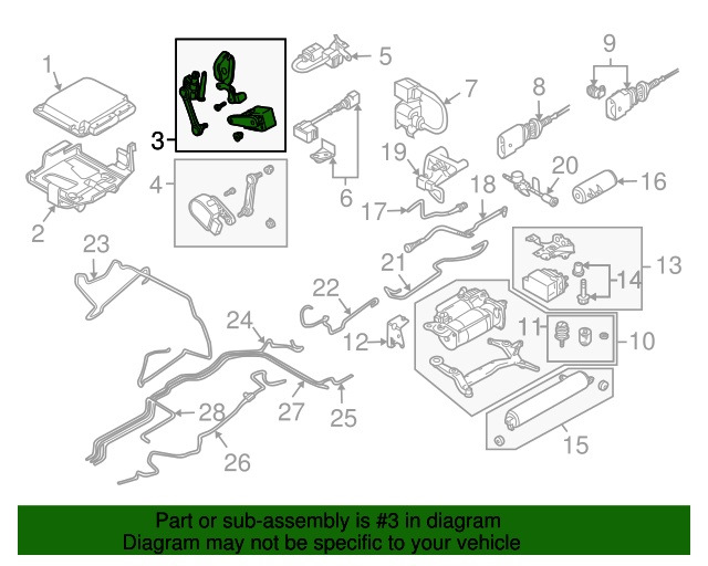 7L0616214C Датчик уровня кузова передний правый / AUDI Q7 07~, VW ...