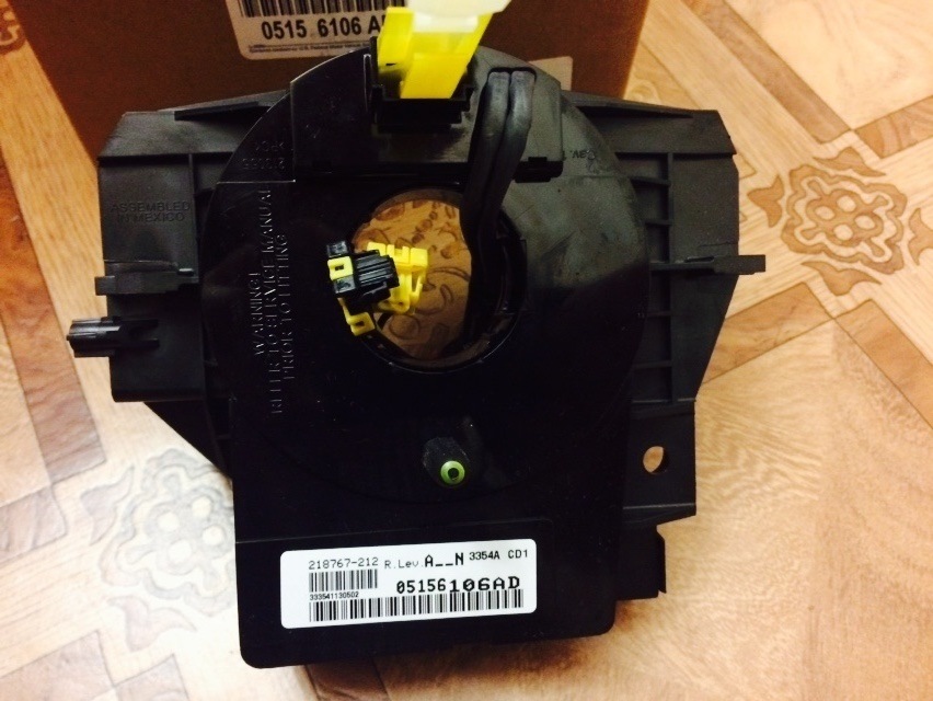 Новый Clock Spring----замена — Jeep Wrangler (JK), 3,8 л, 2007 года ...