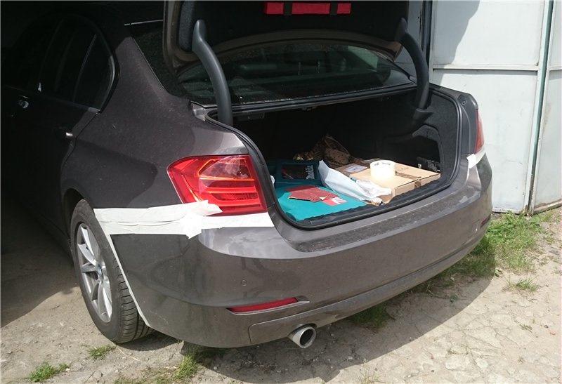 Тягово-сцепное устройство (опция S3ACA) — BMW 3 series (F30), 2 л, 2013 ...