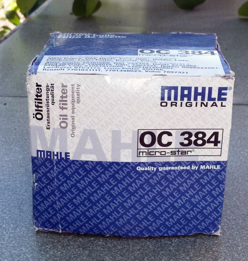 OC384 Масляный фильтр MAHLE KNECHT | Запчасти на DRIVE2