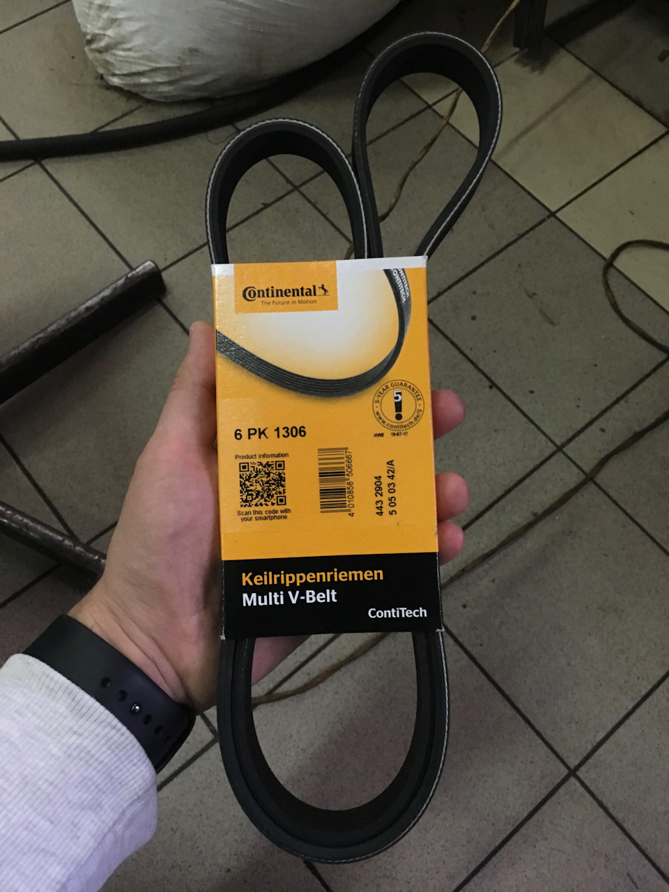 6PK1306 Ремень поликлиновой CONTITECH | Запчасти на DRIVE2
